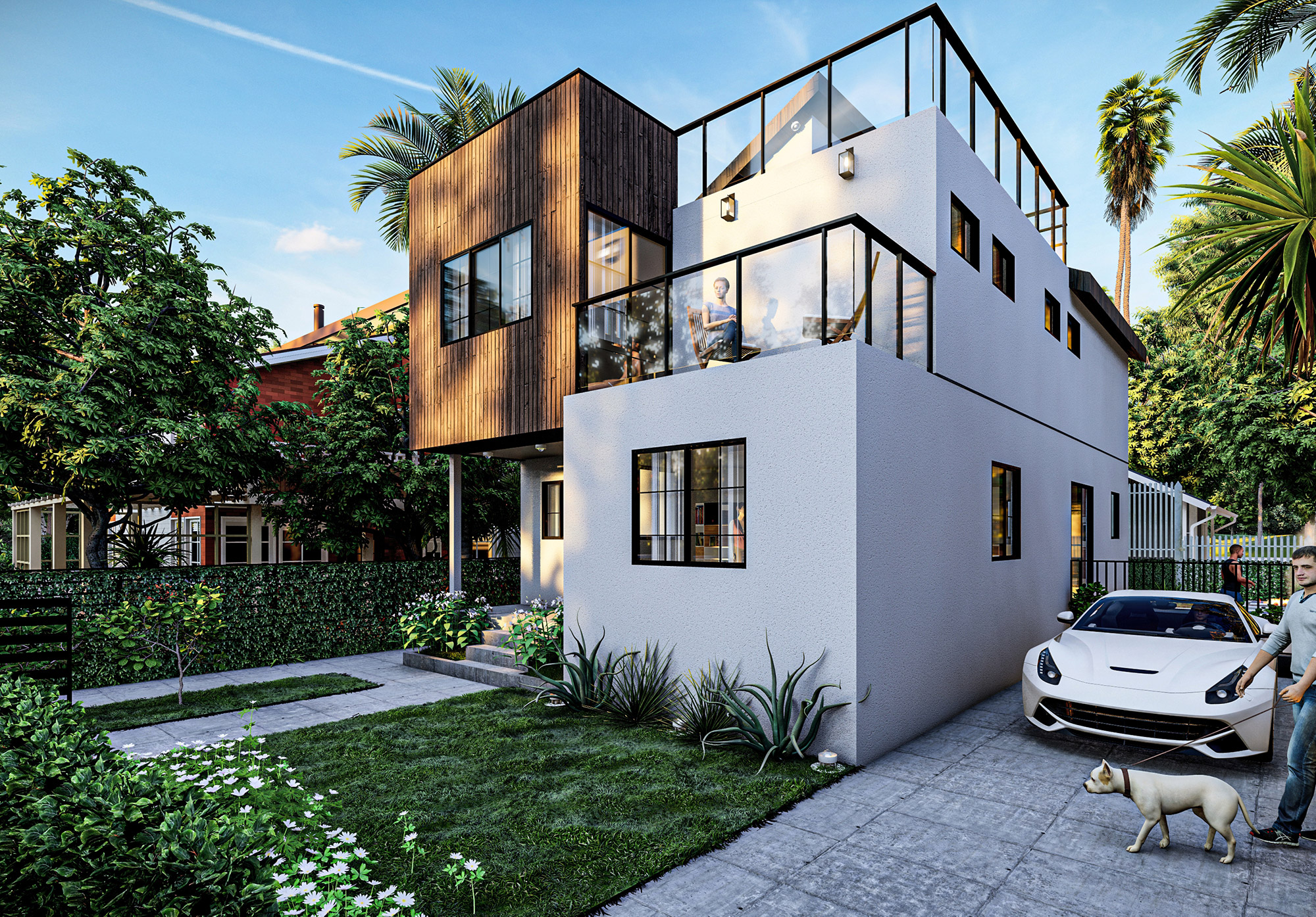 Second Story to the Sun is a SFD Project By Urbane Design Co.