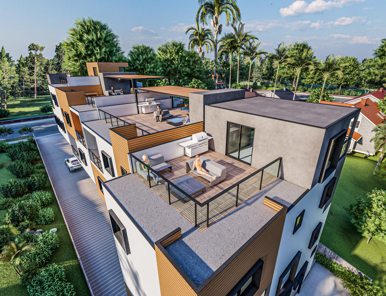 Flying Cubes a Multi family Project By Urbane Design Co.